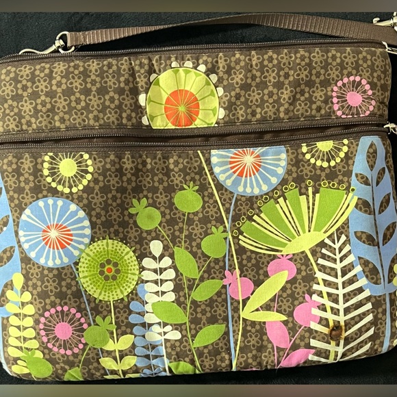 janine king designs | Bags | Janine King Designs Brown Floral Design ...